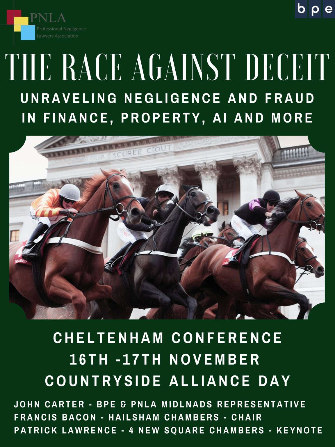 PNLA & BPE Conference Cheltenham – 16 & 17 November 2023 – PNLA