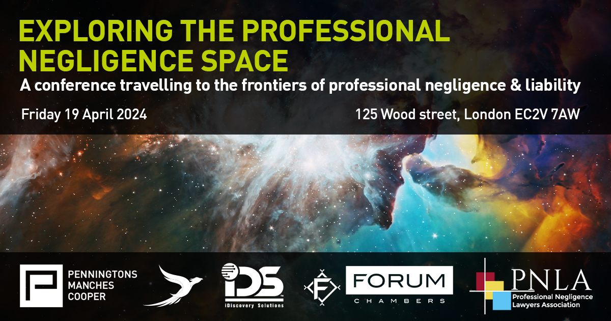 Exploring the Professional Negligence Space – PNLA Conference – London ...