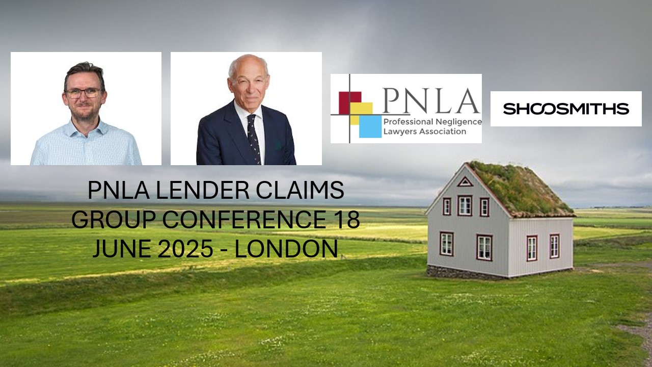 PNLA Lender Claims Group Conference – London – 18 June 2025 – PNLA